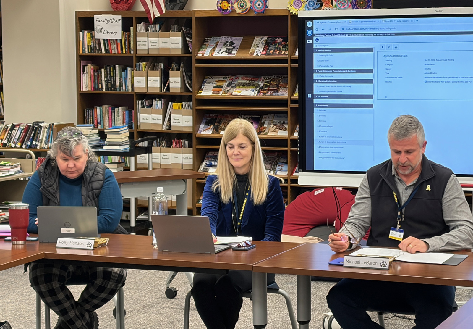Frewsburg Central School Board Hires Interim Assistant Principal | News ...